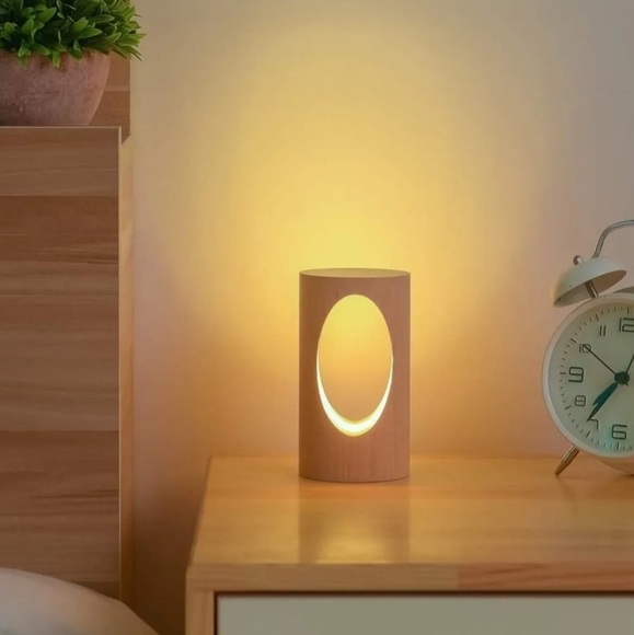 Lonrisway | Other | New Beech Wood Led Light Dimmable Modern | Poshmark